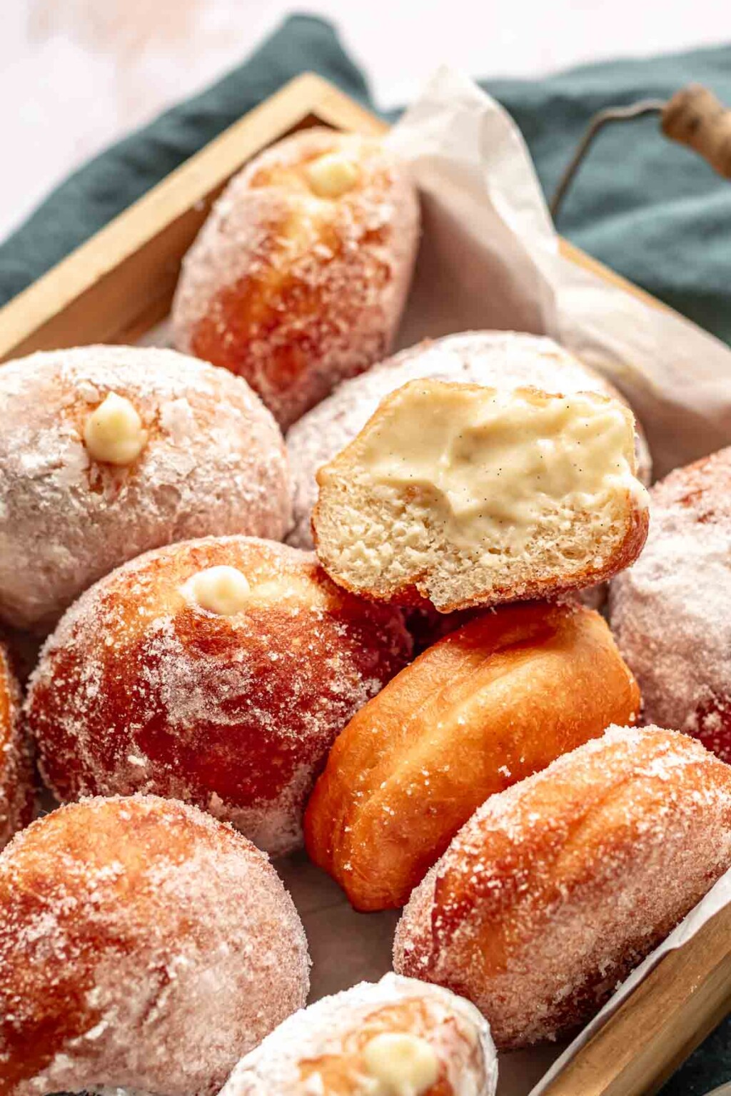 Homemade Custard Donuts (Fried or Baked) – The Cozy Plum
