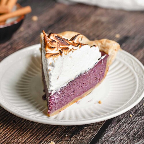 Purple Sweet Potato Pie – The Cozy Plum