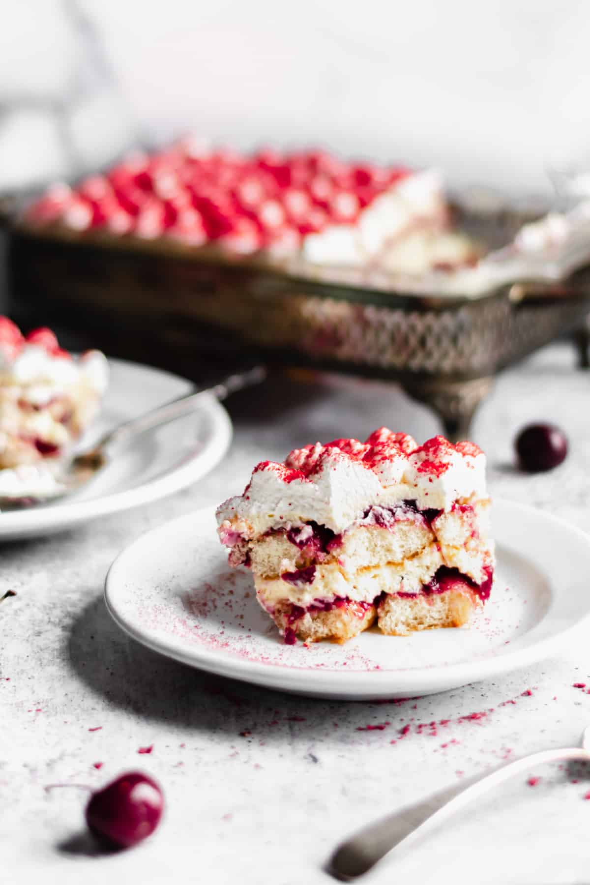 Cherry Almond Tiramisu – The Cozy Plum