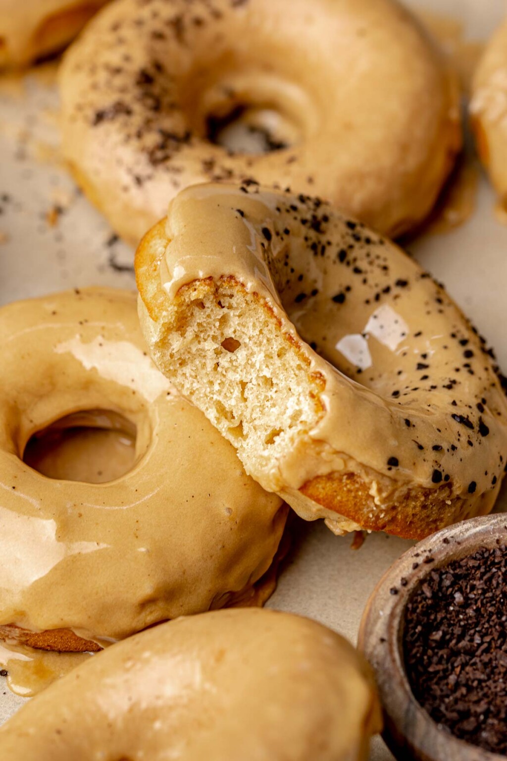 Baked Coffee Donuts with Coffee Glaze – The Cozy Plum