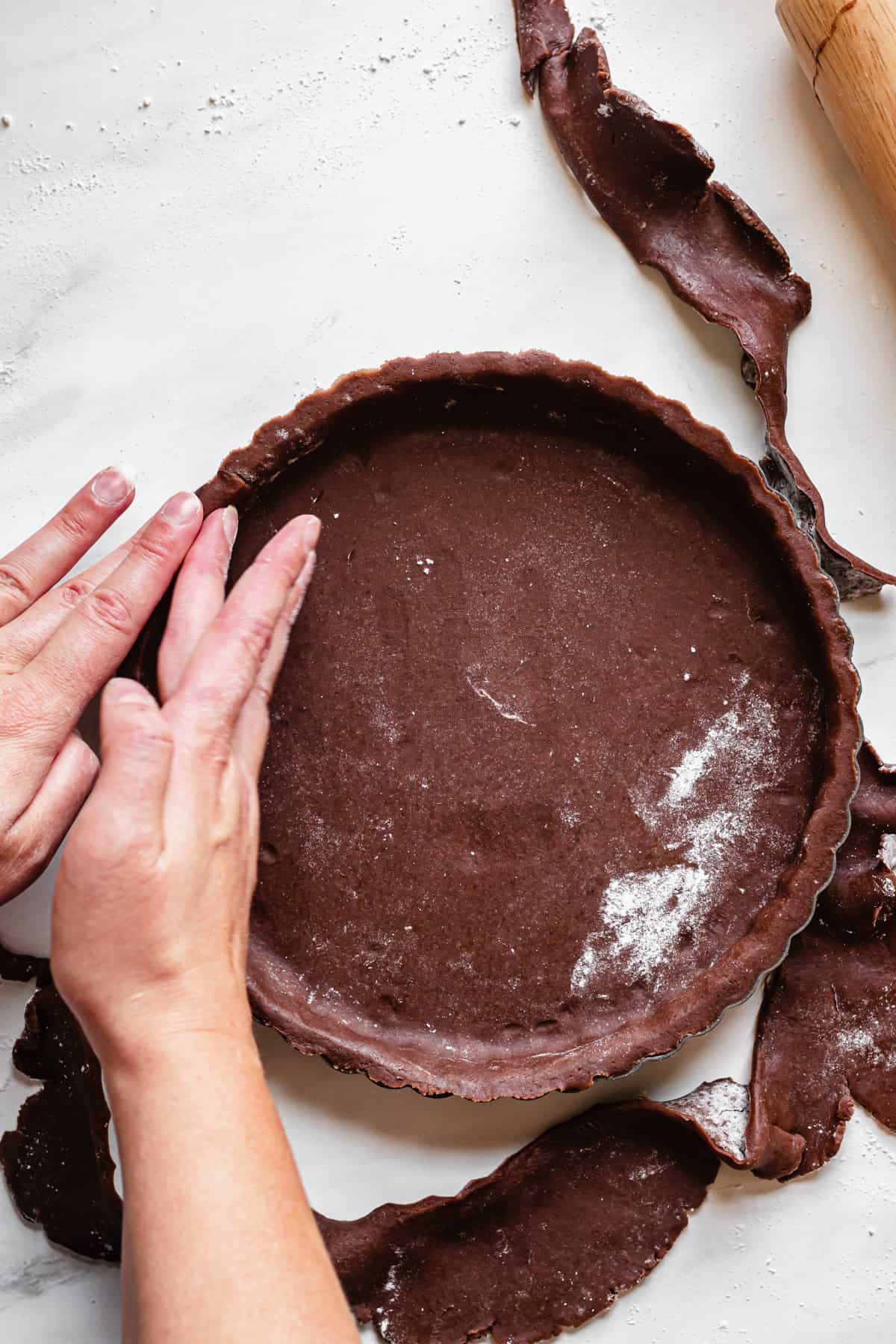 Chocolate Sweet Tart Crust (Pâte Sucrée) – The Cozy Plum