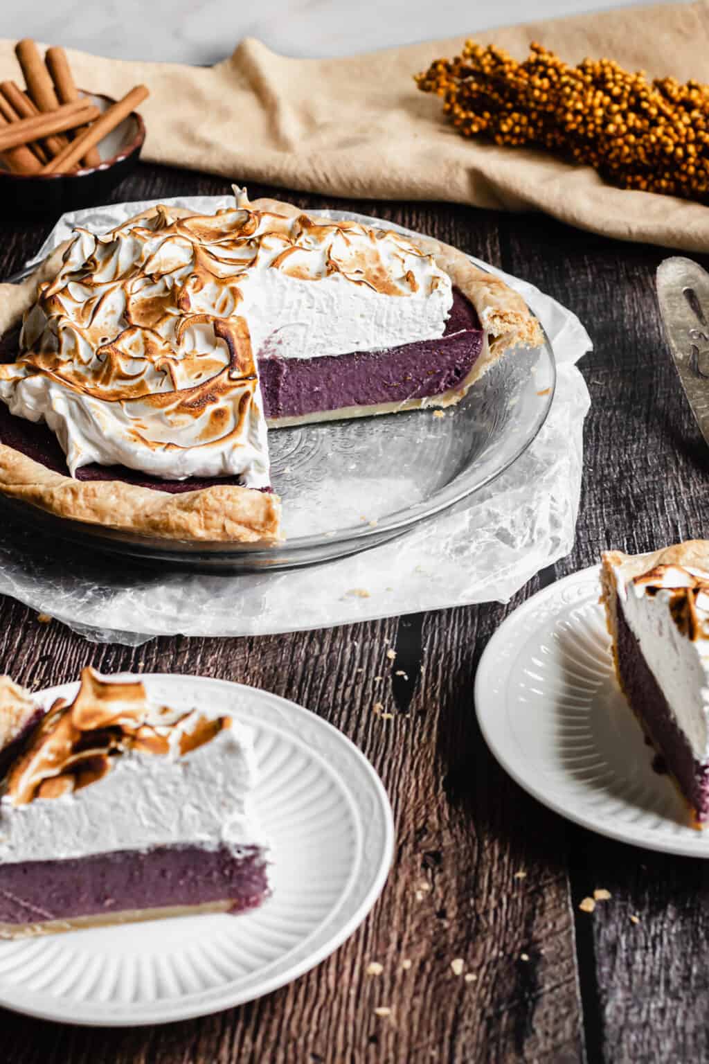 Purple Sweet Potato Pie – The Cozy Plum