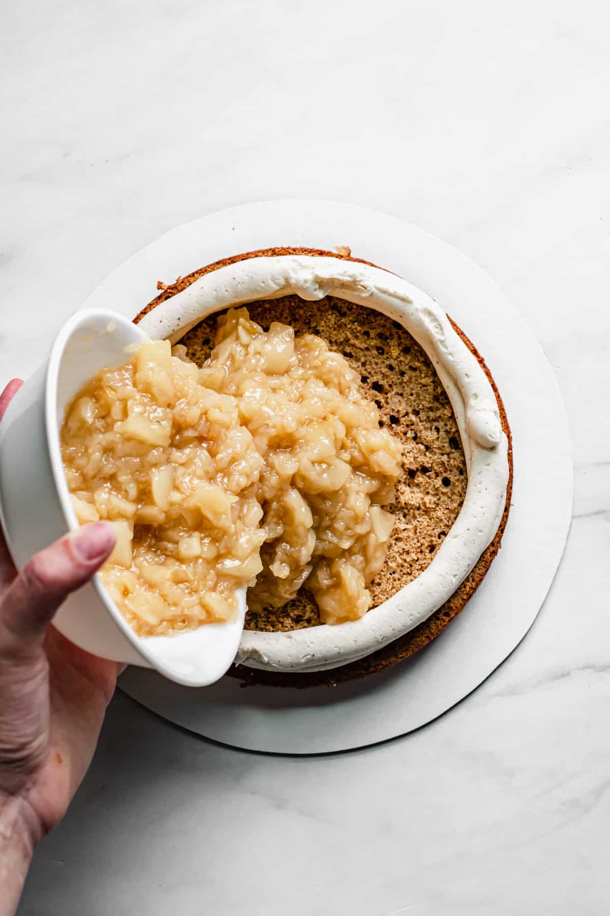 Pear Spice Cake with Brown Butter Frosting » The Cozy Plum