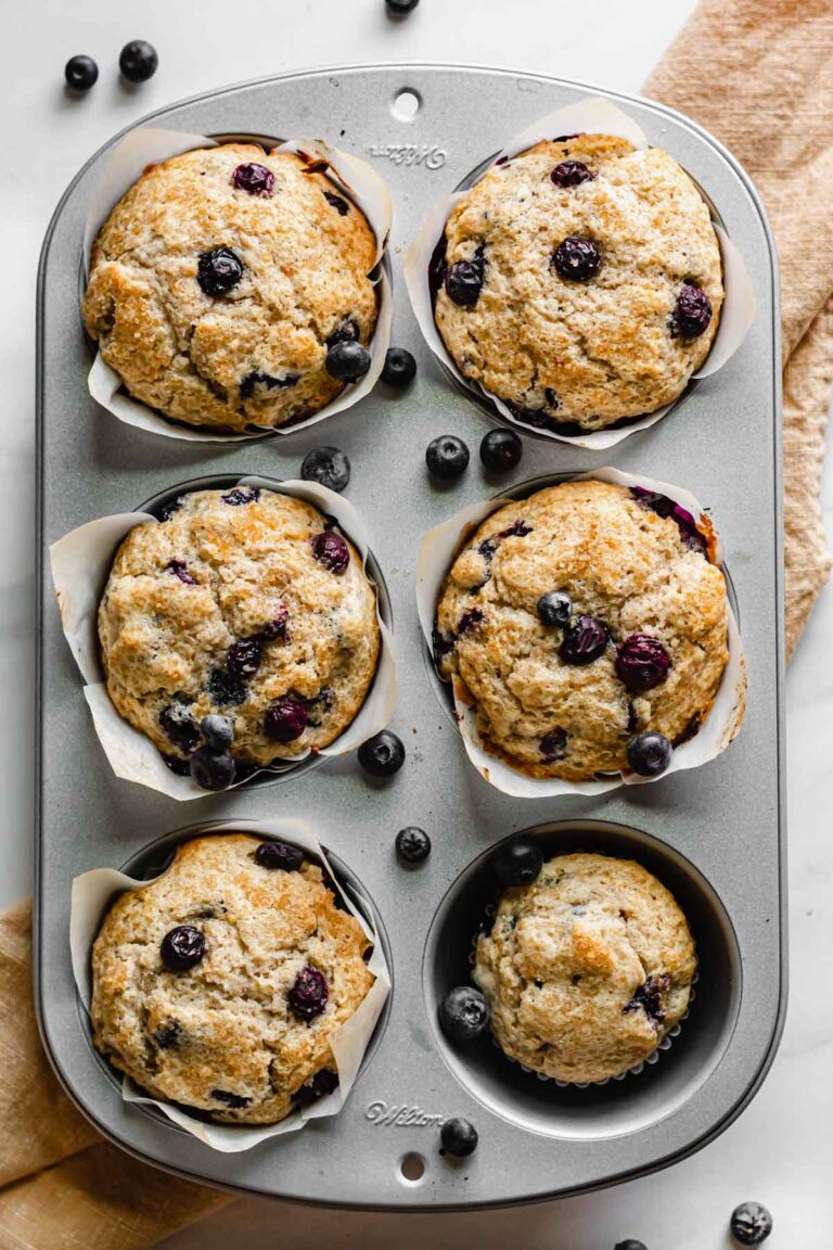 Easy Jumbo Blueberry Muffins (Bakery Style) – The Cozy Plum