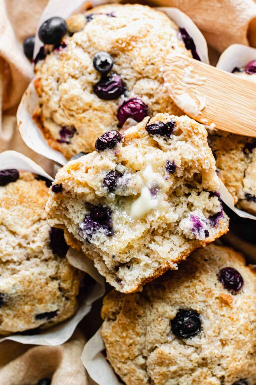 Easy Jumbo Blueberry Muffins (Bakery Style) – The Cozy Plum
