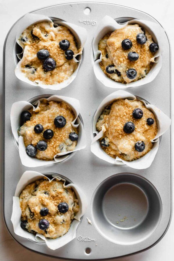 Easy Jumbo Blueberry Muffins (Bakery Style) – The Cozy Plum
