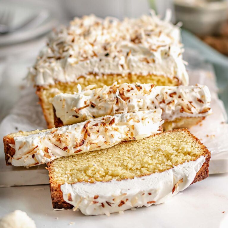 Coconut Almond Loaf Cake – The Cozy Plum