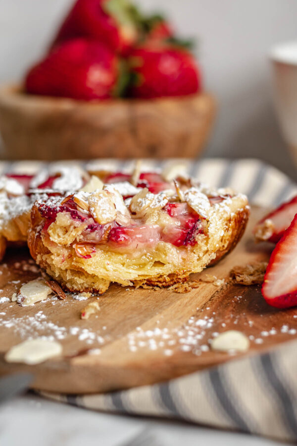Strawberry Almond Bostock Pastry with Croissant – The Cozy Plum