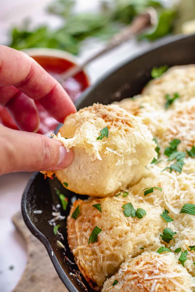 Garlic Parmesan Bread Bites – The Cozy Plum