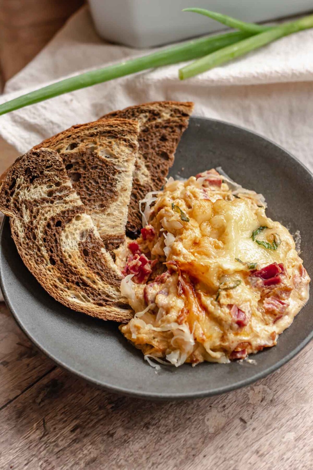 Hot Corned Beef Reuben Dip – The Cozy Plum