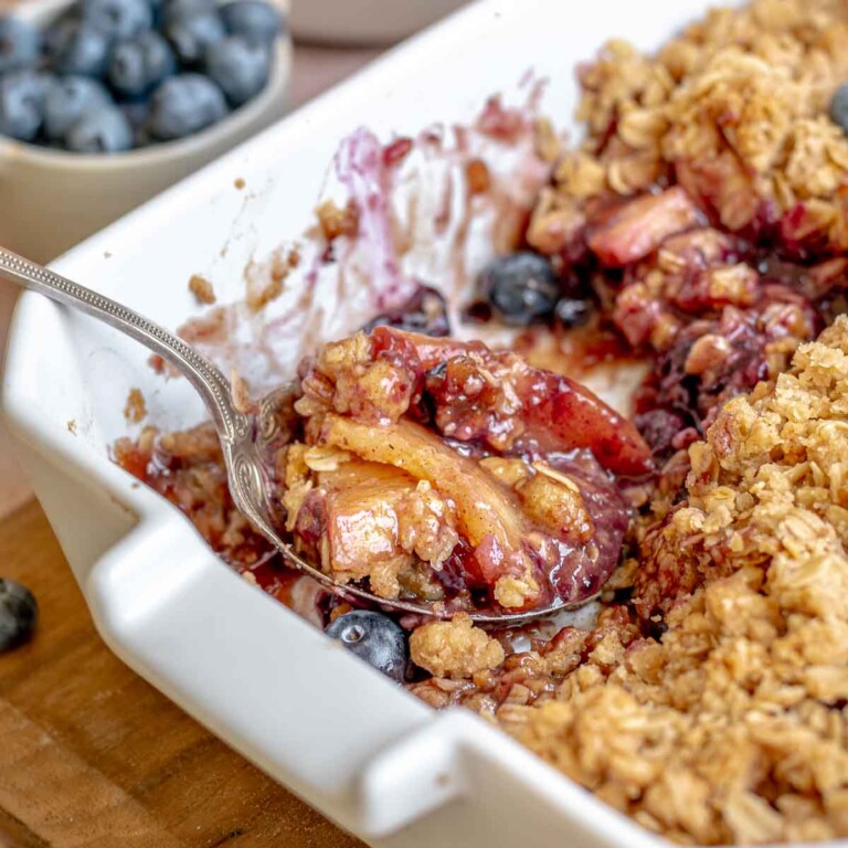 Apple Blueberry Crisp – The Cozy Plum