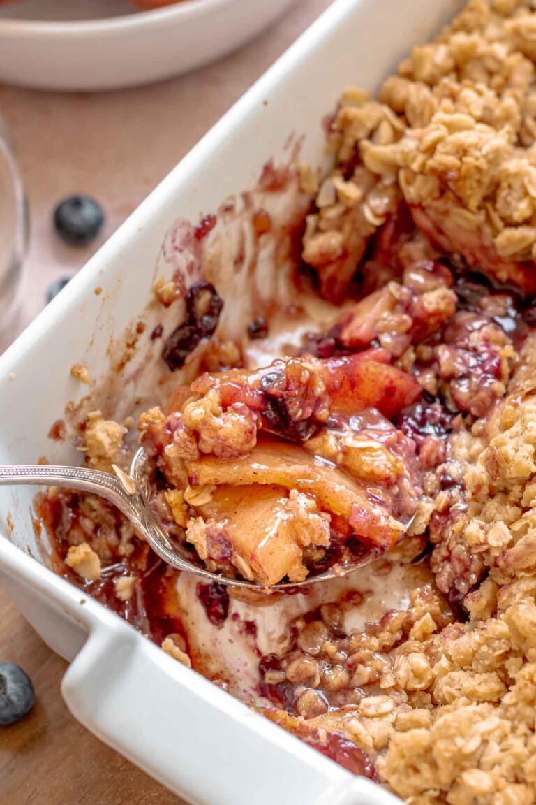 Apple Blueberry Crisp – The Cozy Plum