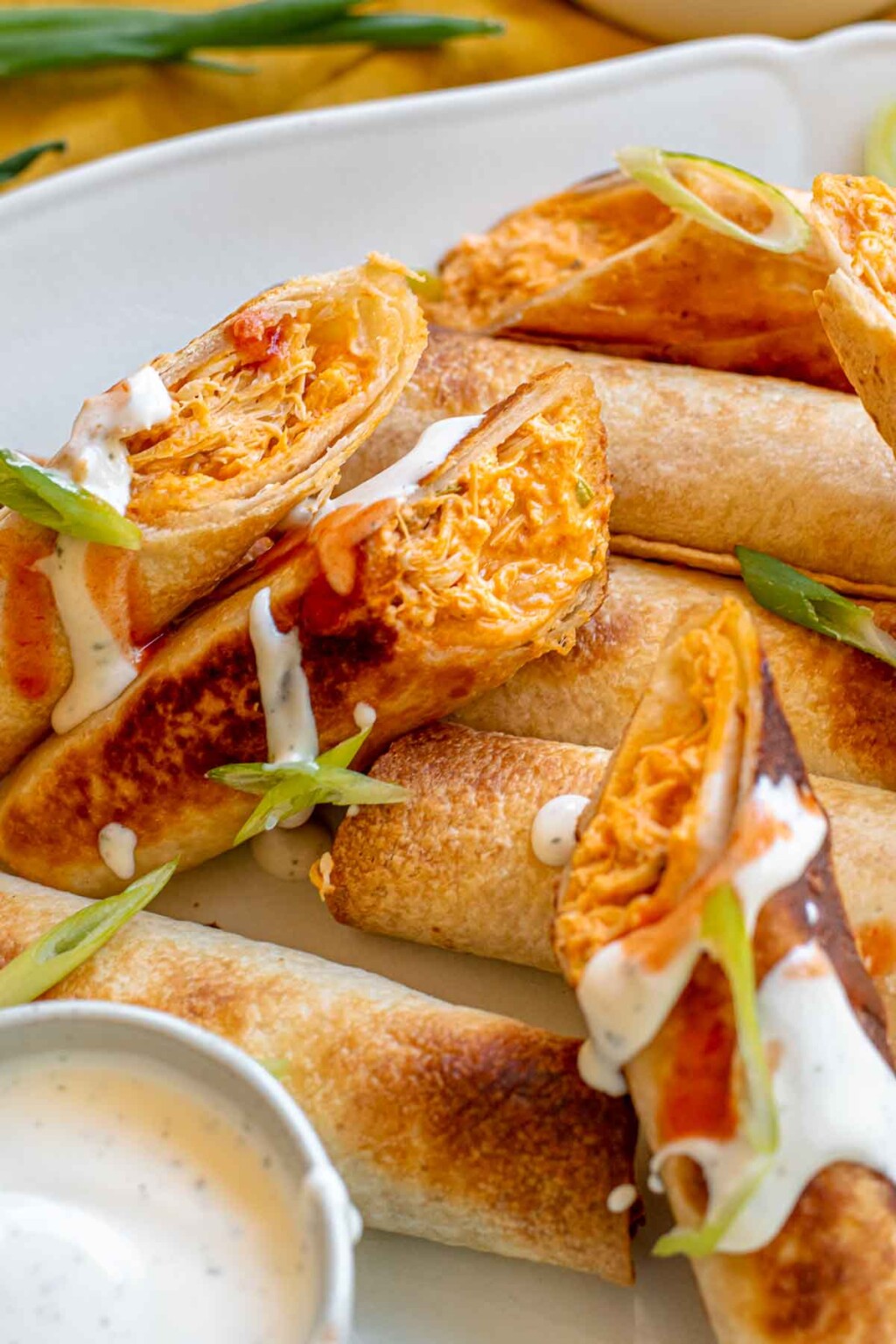 Buffalo Chicken Taquitos – The Cozy Plum