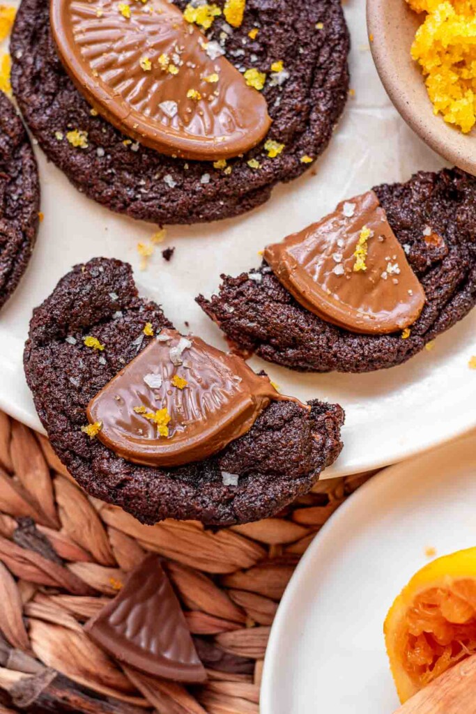 Dark Chocolate Orange Cookies – The Cozy Plum