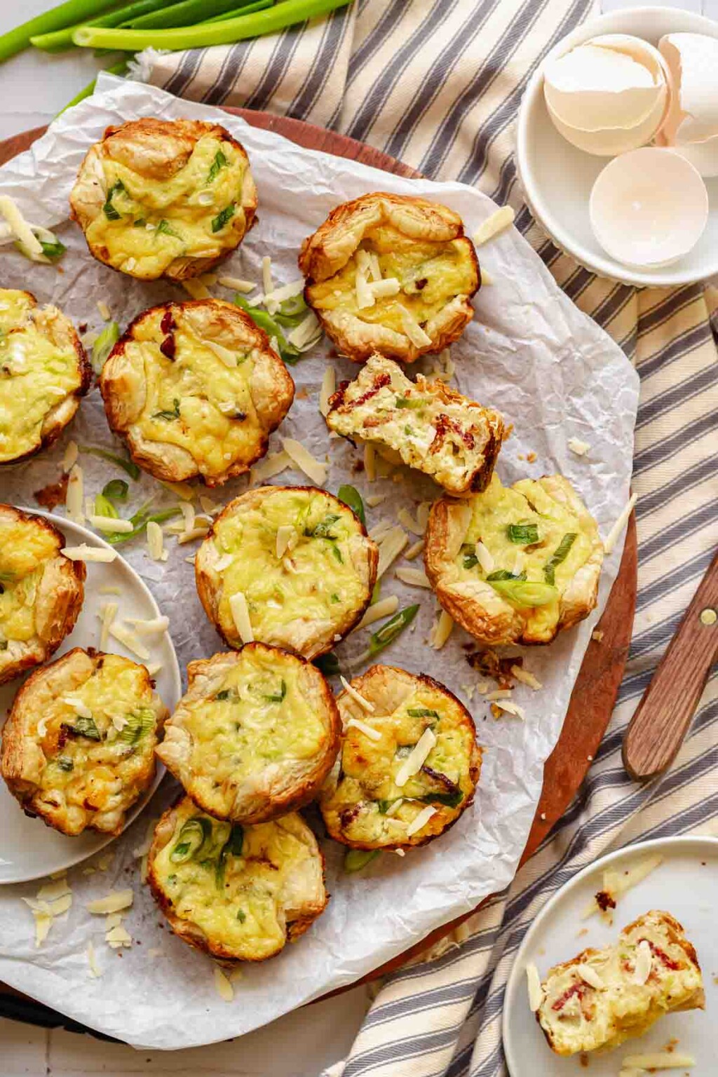 Mini Quiche with Puff Pastry – The Cozy Plum