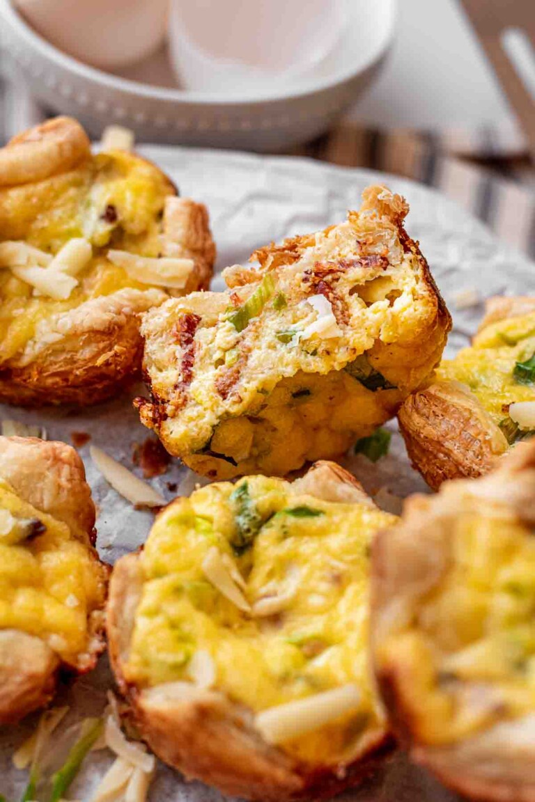 Mini Quiche with Puff Pastry – The Cozy Plum