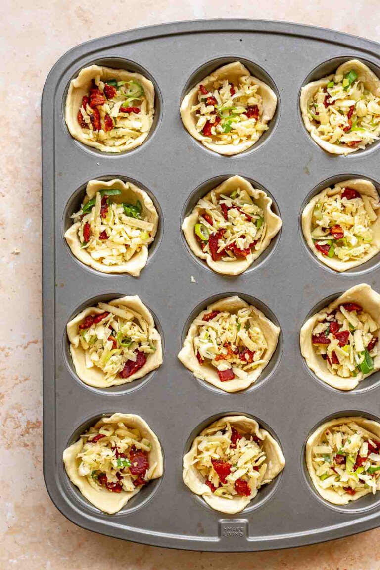 Mini Quiche with Puff Pastry – The Cozy Plum