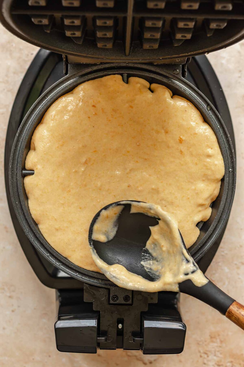 Sweet Potato Belgian Waffles – The Cozy Plum