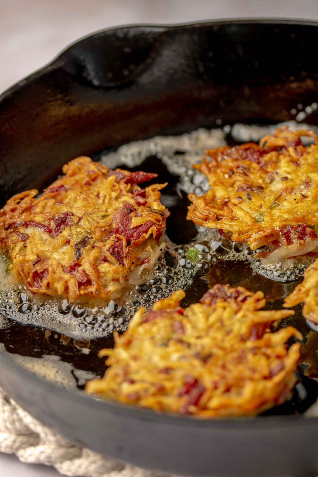 Corned Beef Fritters – The Cozy Plum