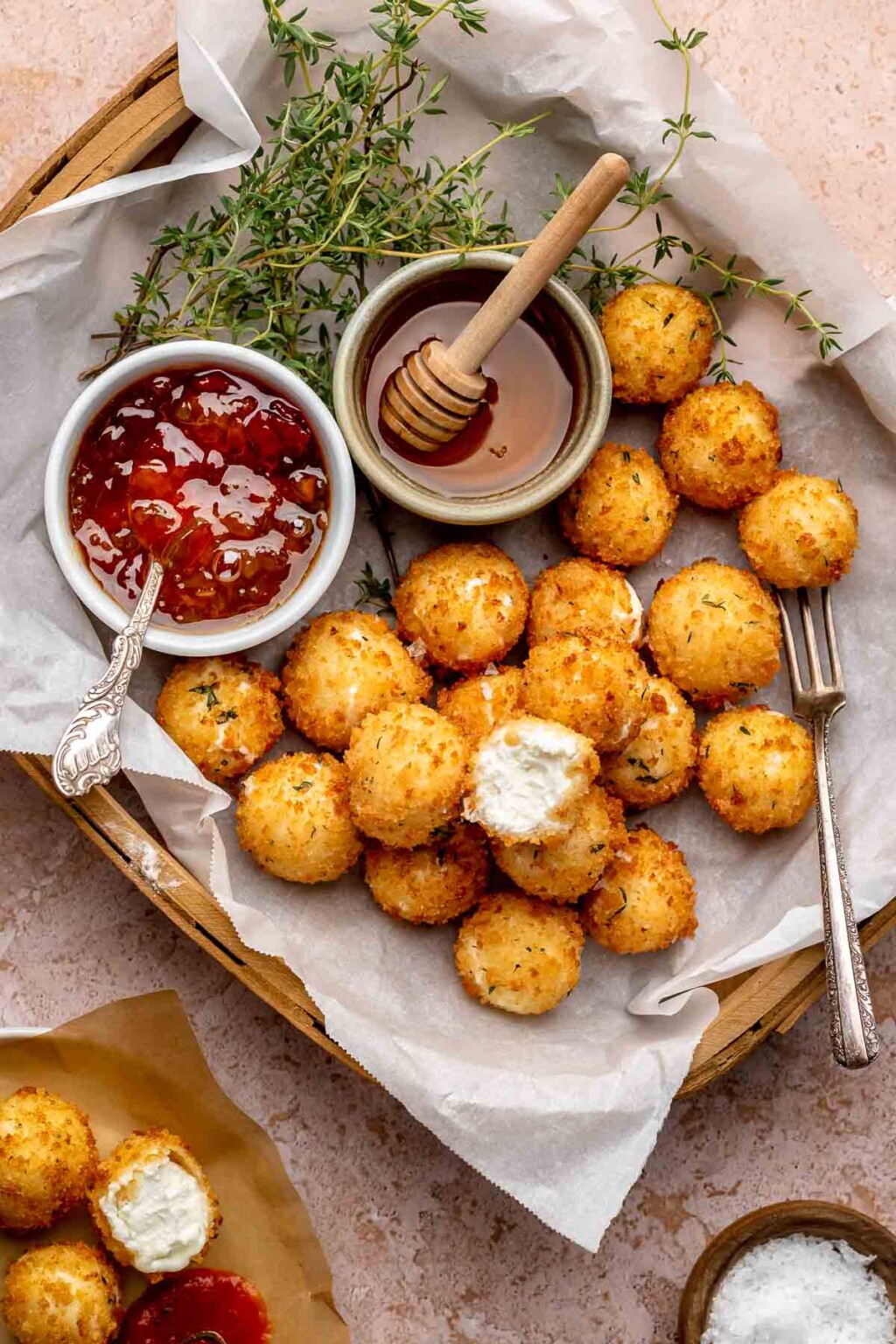 Crispy Fried Goat Cheese Balls (option for air fryer) – The Cozy Plum