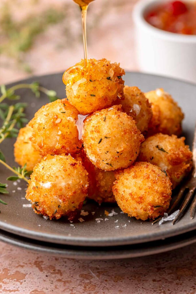 Crispy Fried Goat Cheese Balls (option for air fryer) – The Cozy Plum