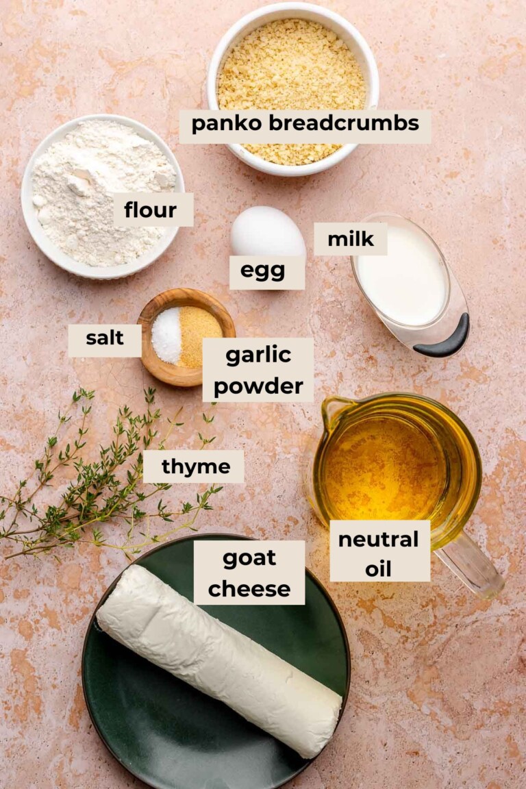 Crispy Fried Goat Cheese Balls (option for air fryer) – The Cozy Plum